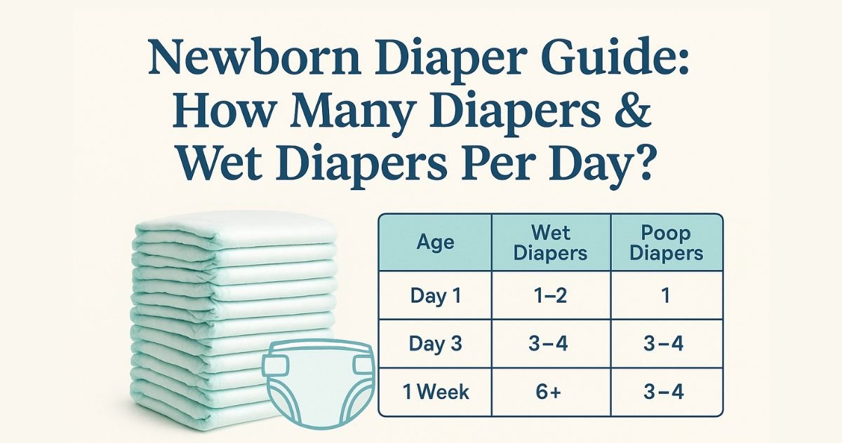 How Many Diapers and Wet Diapers Per Day?