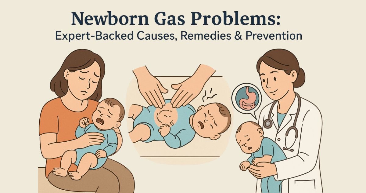 Newborn Gas Problems: Causes, Remedies & Prevention