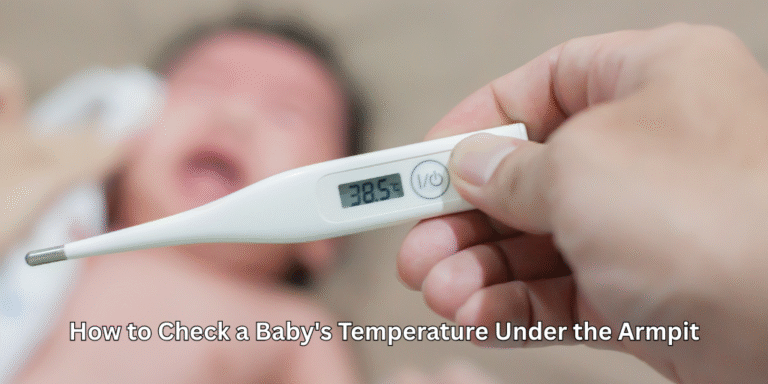How to Check a Baby's Temperature Under the Armpit