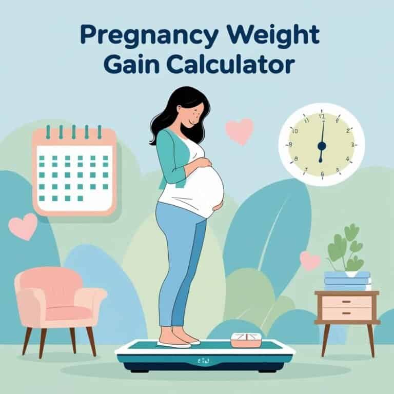 Pregnancy Weight Gain Calculator Weight Chart by Week & BMI