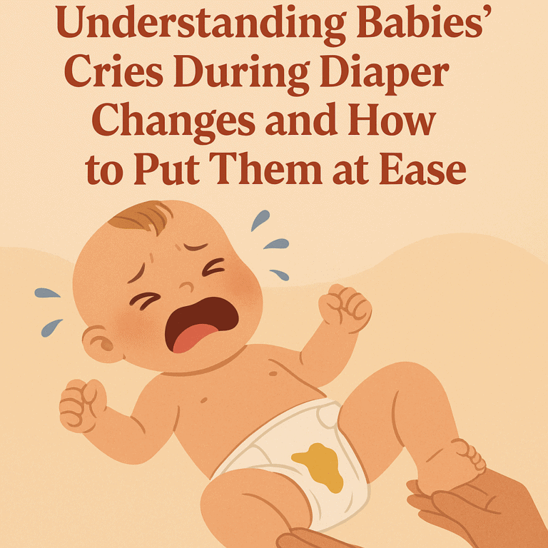 Babies’ Cries During Diaper Changes: Why & How to Calm Them