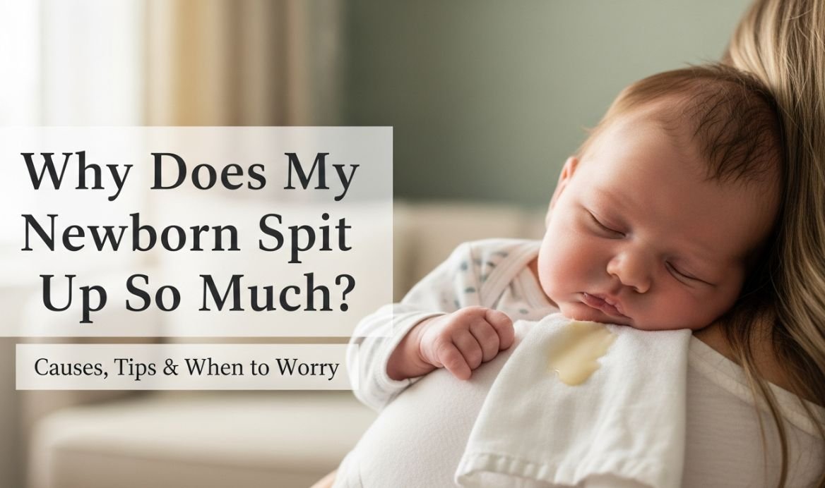 Why Does My Newborn Spit Up So Much? Causes & Tips