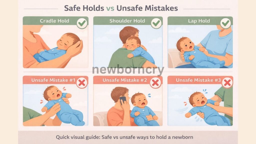 how to hold and not hold a newborn baby: A Safety Guide