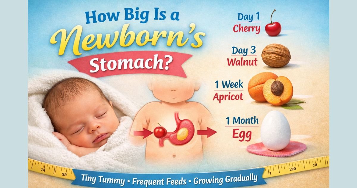 How Big Is a Newborn's Stomach? A Visual Guide