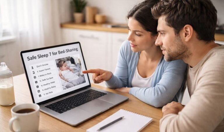 Safe Sleep 7: A Simple Guide for Newborn Bed-Sharing