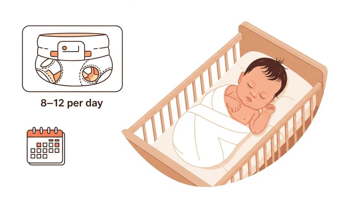 How Many Diapers Does a Newborn Need in a Day?