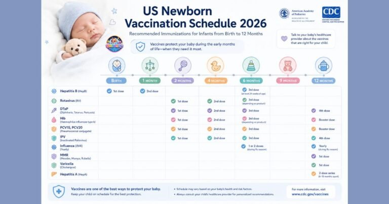 US Newborn Vaccination Schedule 2026: AAP Guidelines